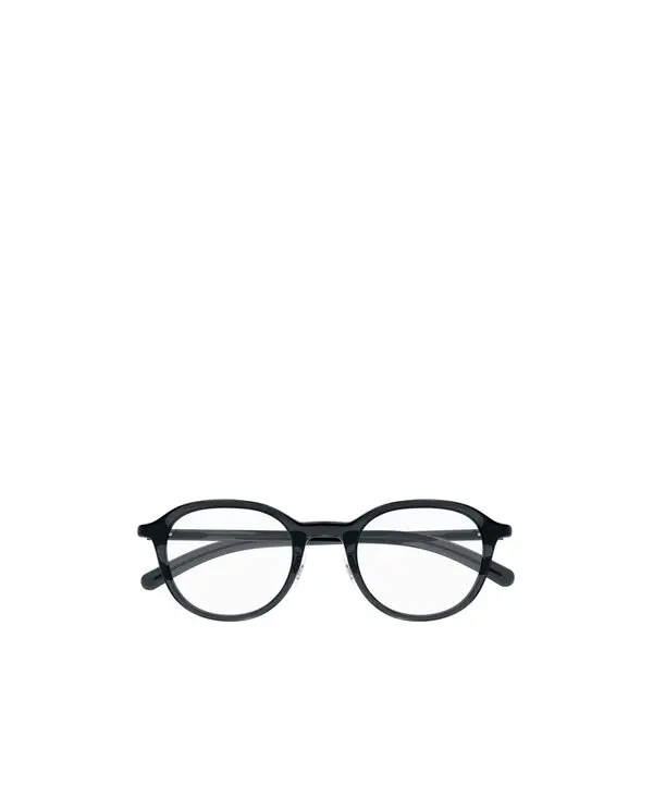 Montblanc Eyewear Oval Frame Glasses - Black