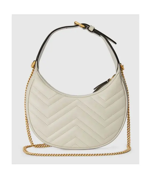 Gucci Gg Marmont Half-moon Mini Bag