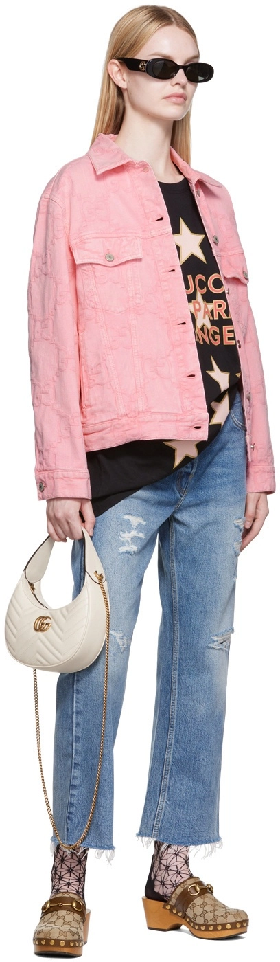 Gucci Gg Marmont Half-moon Mini Bag