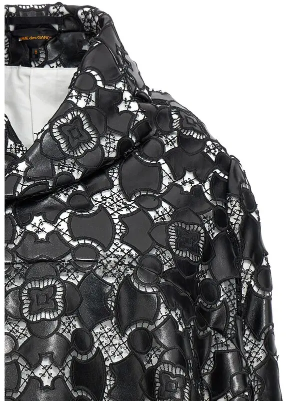 Comme Des Garçons Lace Detailed Jacket