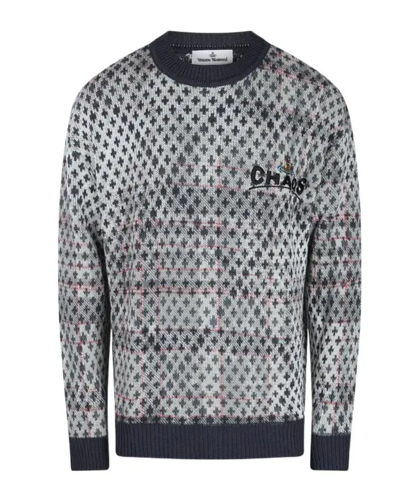 VIVIENNE WESTWOOD Long Sleeve Crew Neck Sweater