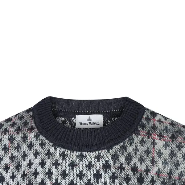 VIVIENNE WESTWOOD Long Sleeve Crew Neck Sweater
