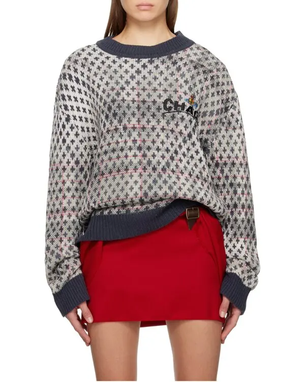 VIVIENNE WESTWOOD Long Sleeve Crew Neck Sweater