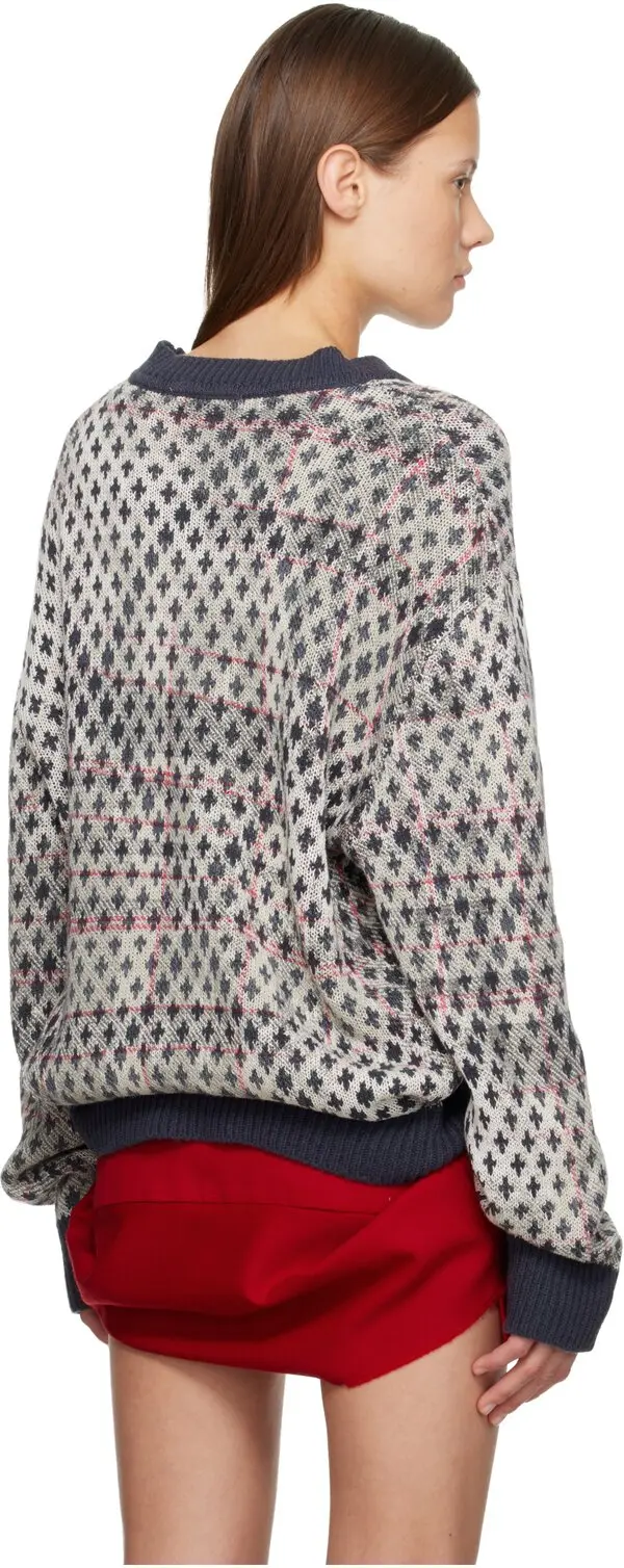 VIVIENNE WESTWOOD Long Sleeve Crew Neck Sweater
