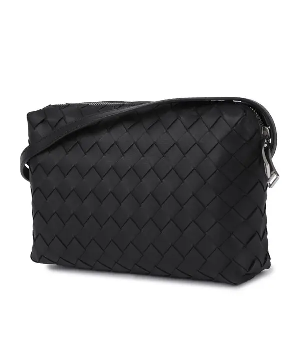 Bottega Veneta Woven Shoulder Bag - Black
