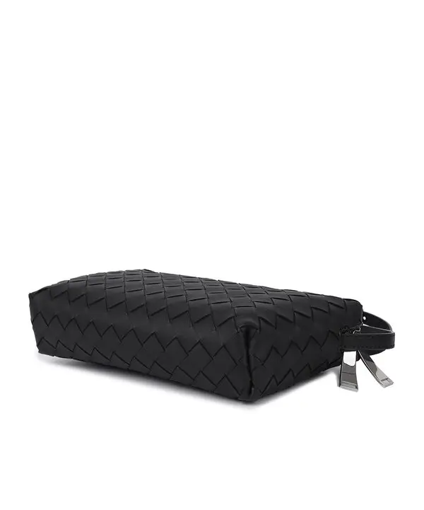 Bottega Veneta Woven Shoulder Bag - Black