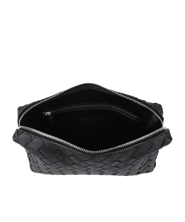 Bottega Veneta Woven Shoulder Bag - Black