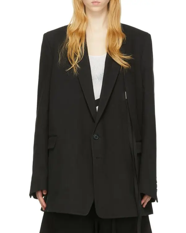 ANN DEMEULEMEESTER Agnes Single-breasted Suit Jacket