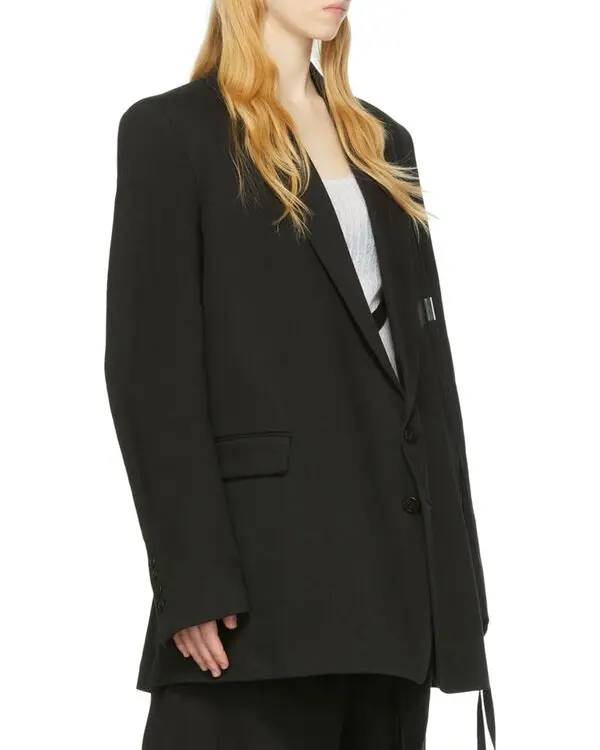 ANN DEMEULEMEESTER Agnes Single-breasted Suit Jacket