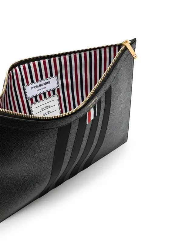 Thom Browne Logo Stamp Clutch Bag