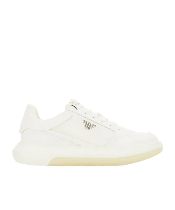 Emporio Armani Logo-plaque Platform Sneakers