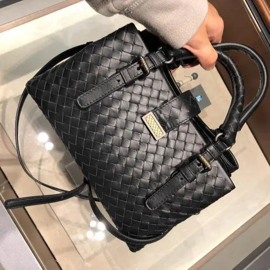 Bottega Veneta Woven Double Handle Bag