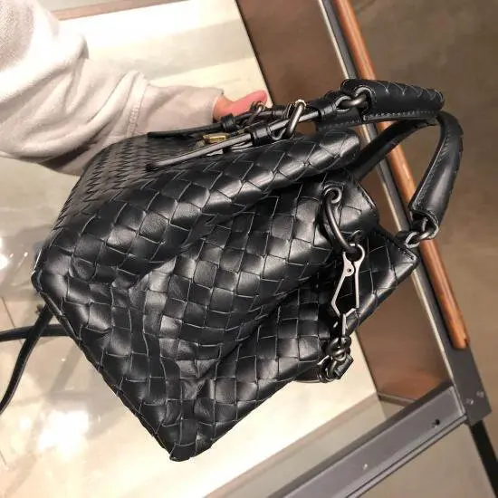 Bottega Veneta Woven Double Handle Bag