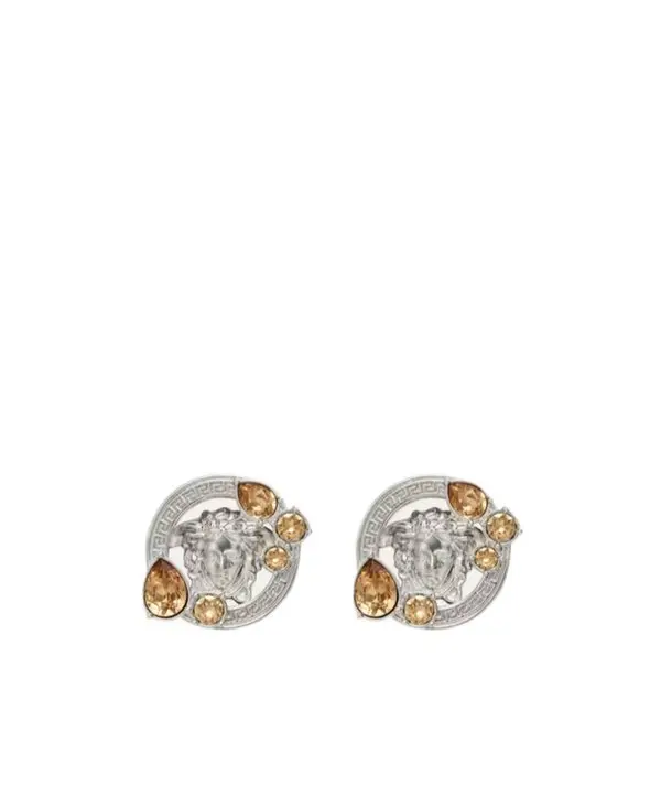 Versace Medusa '95 Embellished Crystal Earrings - Silver