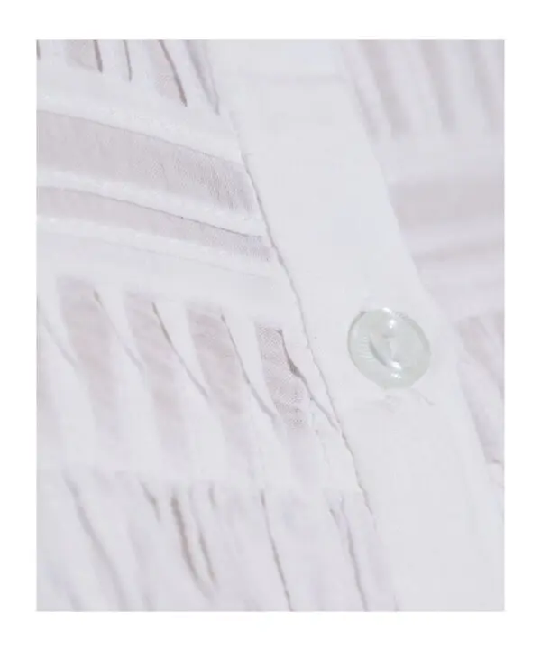 Isabel Marant Étoile Pleated Button-up Blouse - White