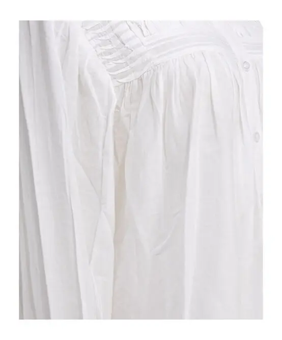 Isabel Marant Étoile Pleated Button-up Blouse - White