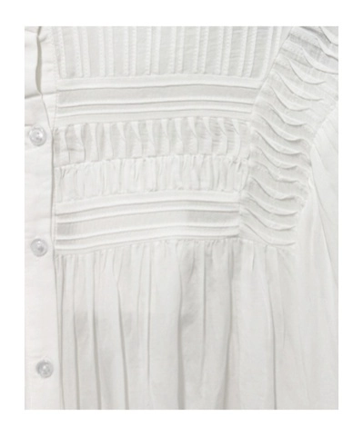 Isabel Marant Étoile Pleated Button-up Blouse - White
