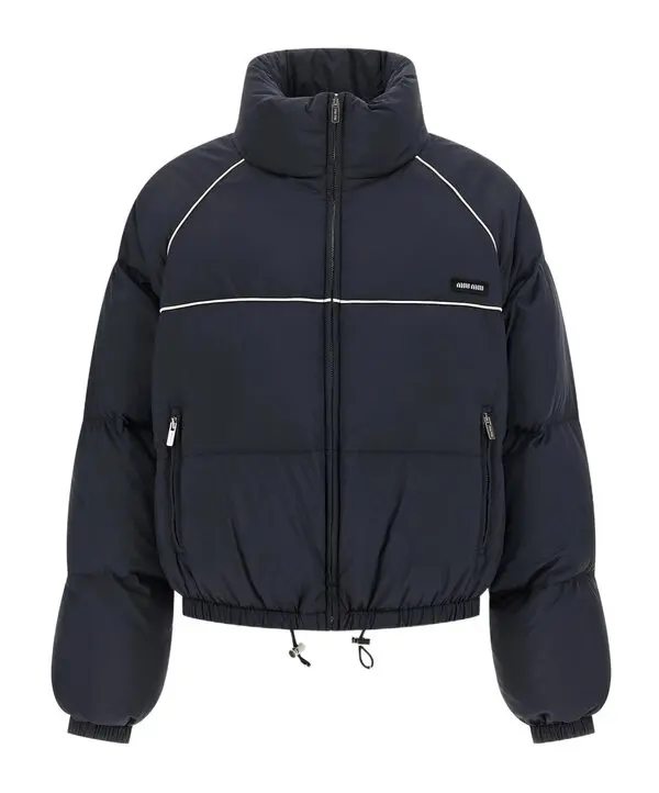 Miu Miu Technical Pongé Down Jacket