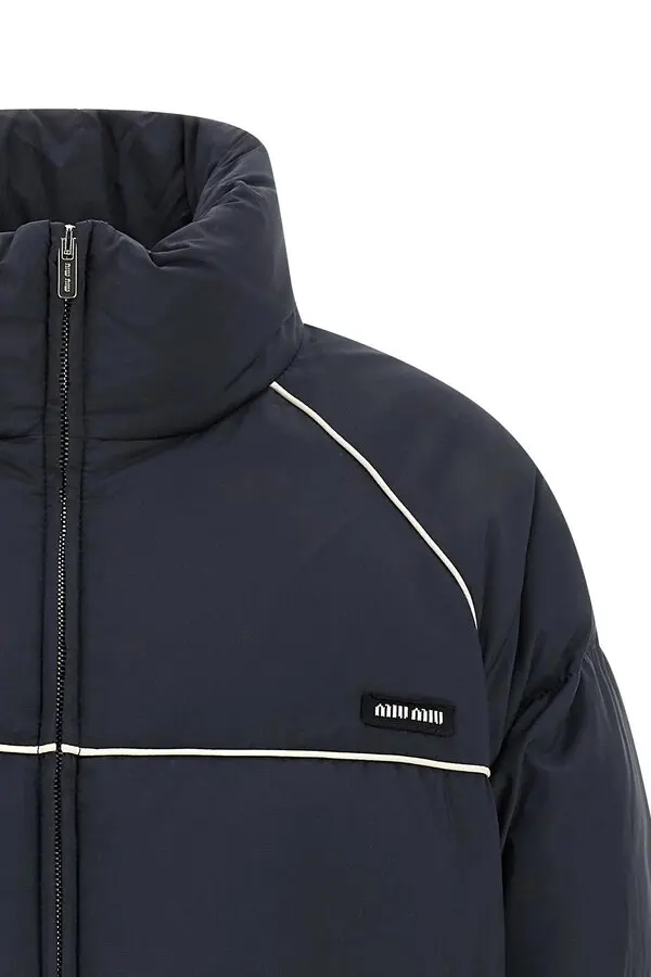 Miu Miu Technical Pongé Down Jacket