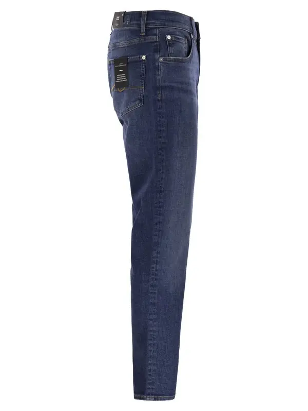7 For All Mankind Slimmy Tapered Jeans - Blue
