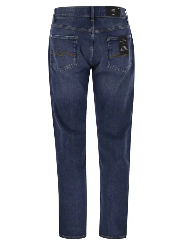 7 For All Mankind Slimmy Tapered Jeans - Blue