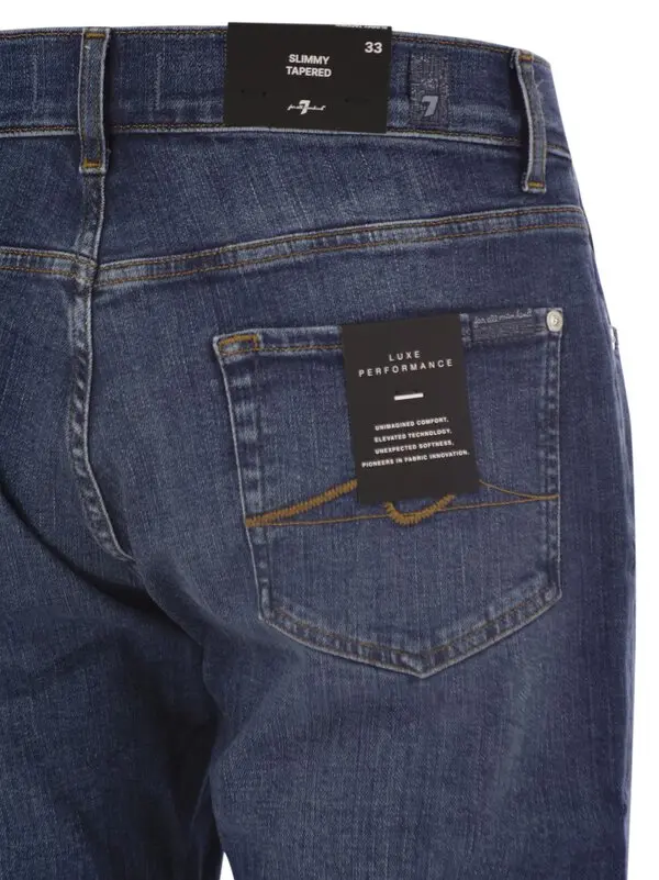 7 For All Mankind Slimmy Tapered Jeans - Blue