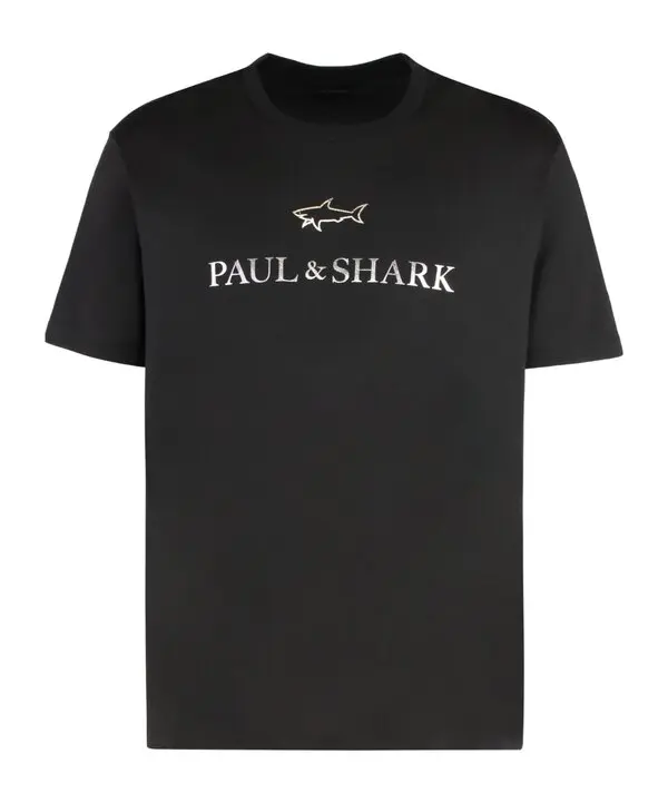PAUL  SHARK Paul Shark Logo Print T-shirt