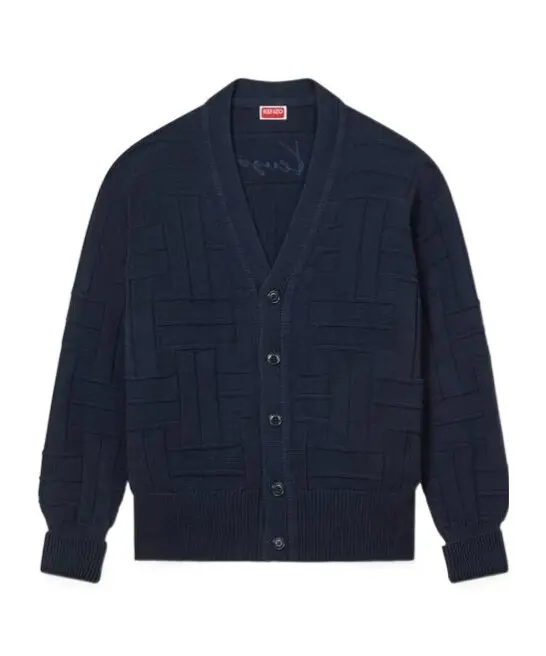 Kenzo Textured Knit Cardigan
