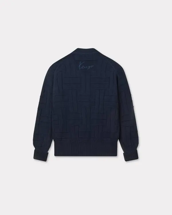 Kenzo Textured Knit Cardigan