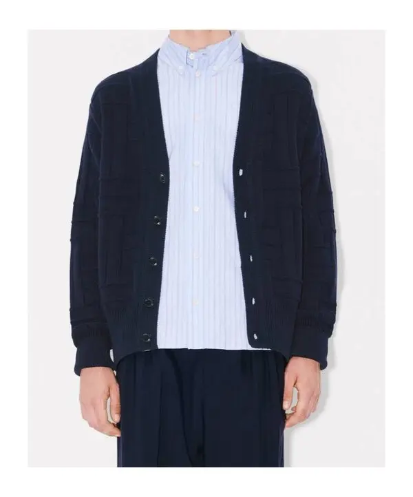 Kenzo Textured Knit Cardigan