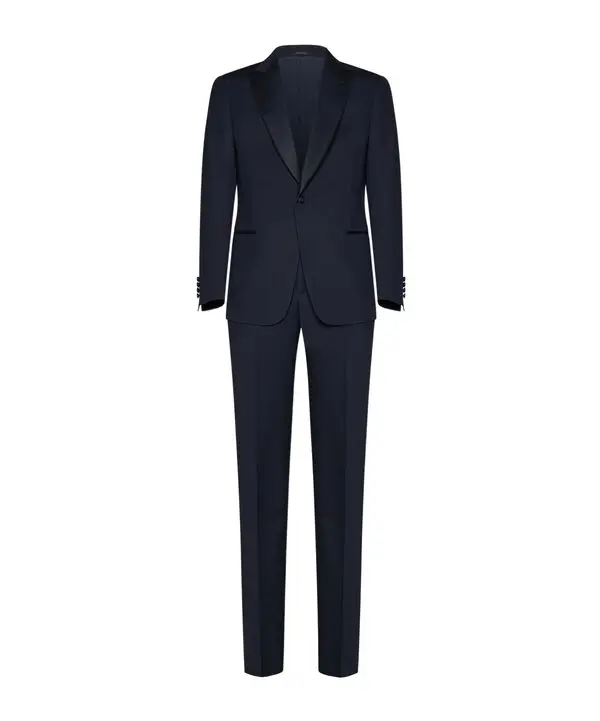 Giorgio Armani Single-breasted Tailored Suit - Black