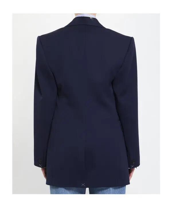 Celine Lapel Long-sleeved Blazer