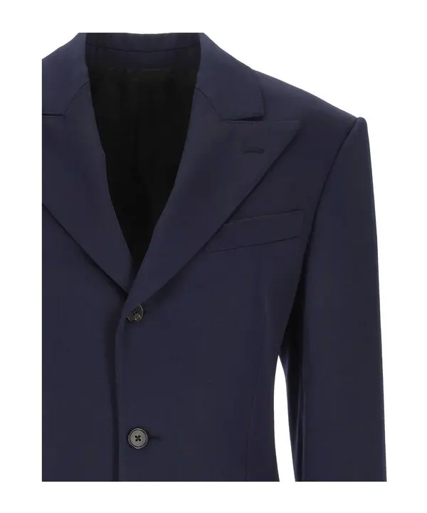 Celine Lapel Long-sleeved Blazer
