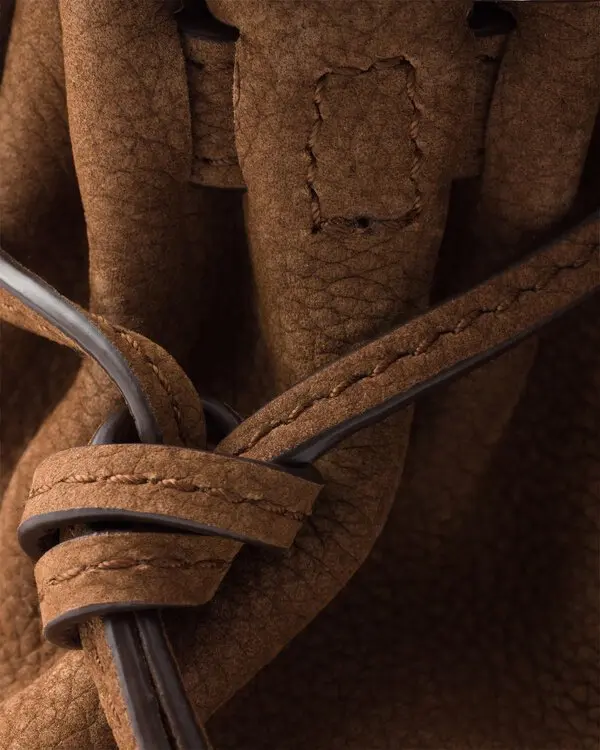 Prada Bonnie Buckled Shoulder Bag - Cocoa Brown