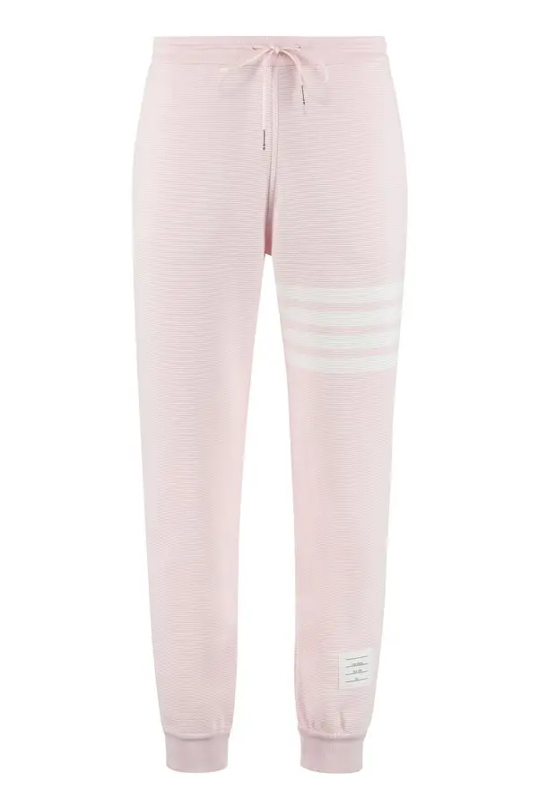 Thom Browne Ottoman Rib 4-bar Stripe Track Pants - No