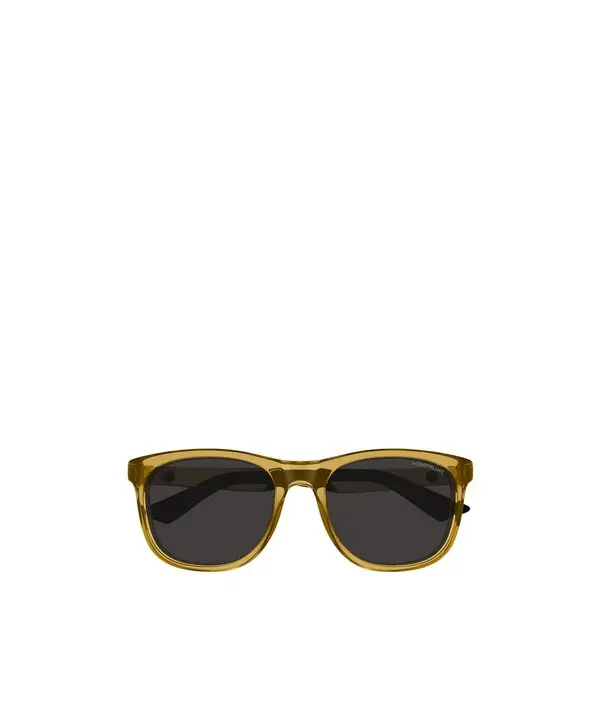 Montblanc Eyewear Square Frame Sunglasses - Black