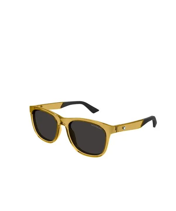 Montblanc Eyewear Square Frame Sunglasses - Black
