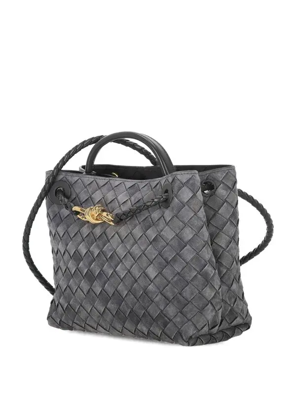 Bottega Veneta Andiamo Small Top Handle Bag - Grey