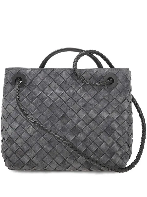 Bottega Veneta Andiamo Small Top Handle Bag - Grey