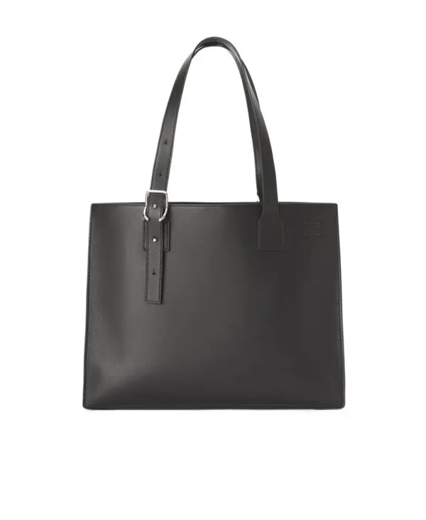 Loewe Horizontal Tote In Classic Calfskin - Black