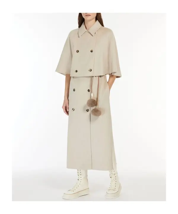 Max Mara Double Breasted Belted Coat