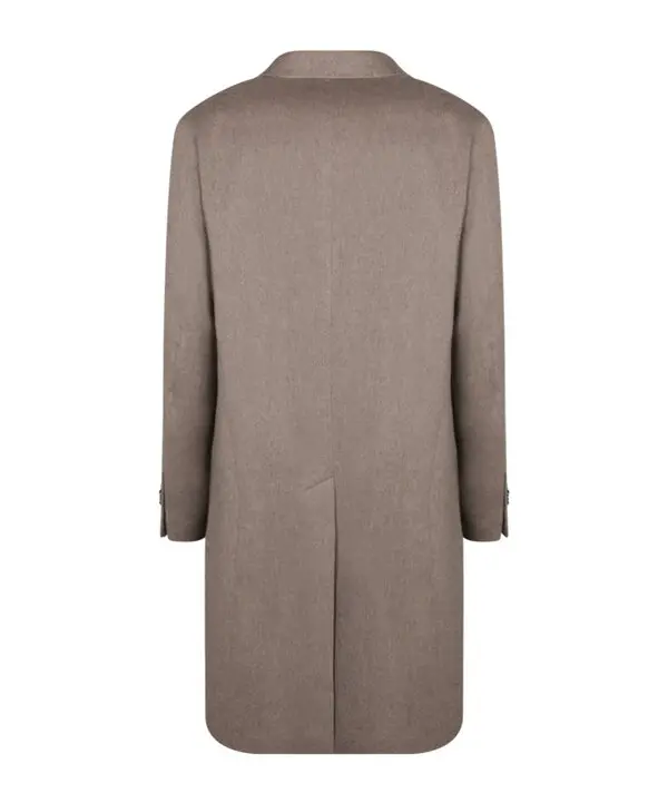 Tagliatore Colorado Three-button Coat - Taupe