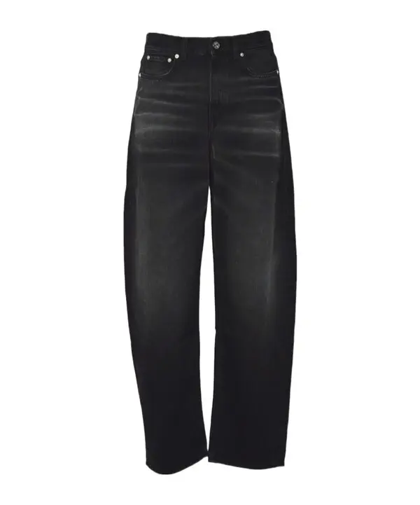 Séfr Atlas Cut Wide Leg Jeans - Black