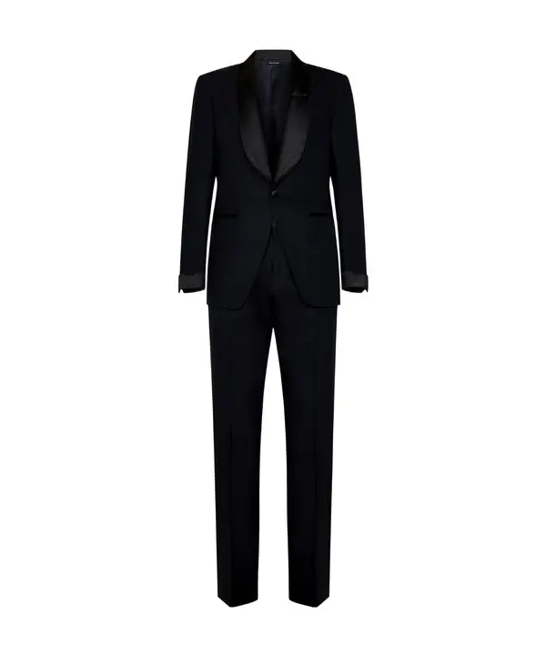 TOM FORD Single-breasted Tailored Suit - Black