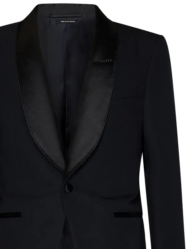 TOM FORD Single-breasted Tailored Suit - Black