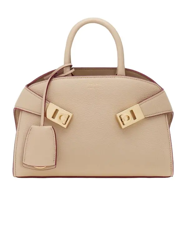 FERRAGAMO Embrace Mini Bag - Stone