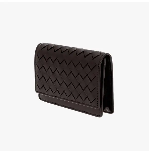 Bottega Veneta Small Fondente Intrecciato Long Wallet