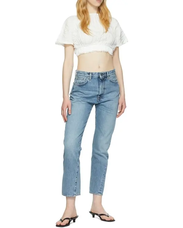TOTEME High-rise Cropped Jeans