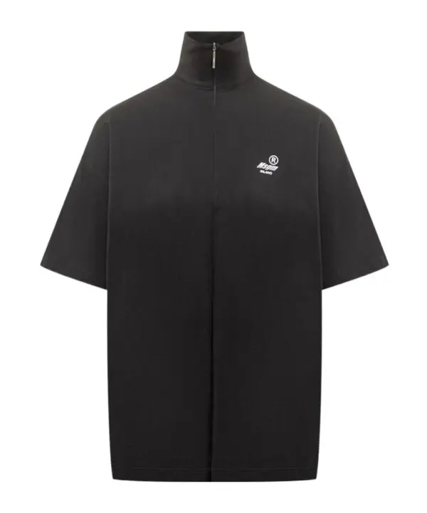 MSGM High Neck Jersey T-shirt