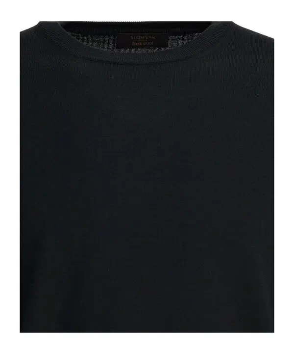 ZANONE Crew Neck Knitwear - Black